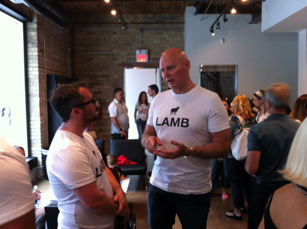 Brad Lamb hosts his friends and neighbours at a block party ...