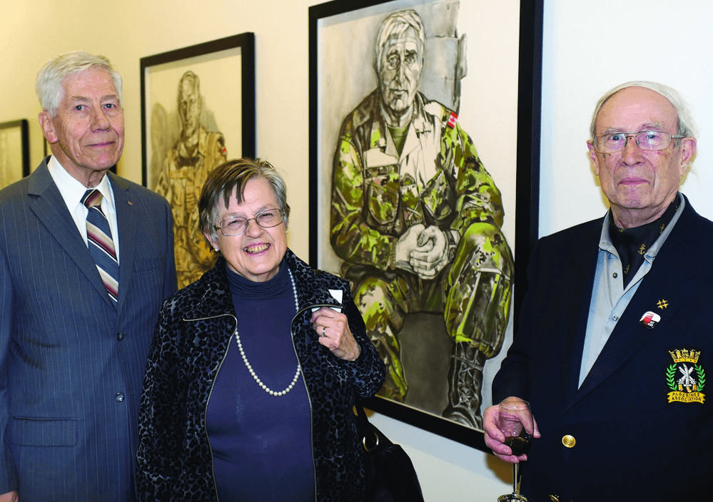 Kees and Julie Lindhout with Cmdrr (ret’d) Fraser McKee. – TheBulletin.ca